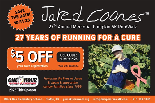 Jared Coones Memorial Pumpkin Run Walk